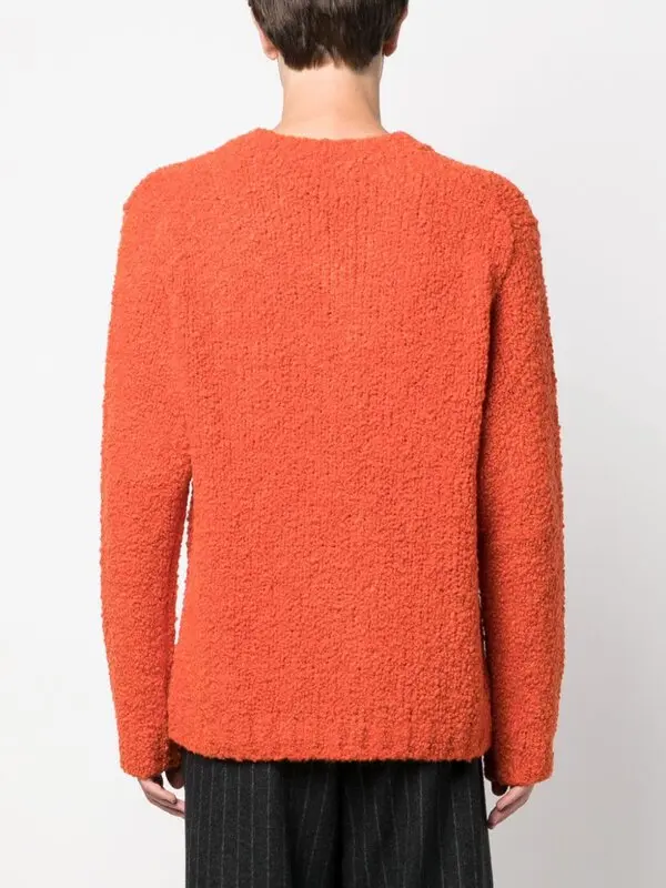 SUNFLOWER Aske Fleece-texture Jumper - Orange