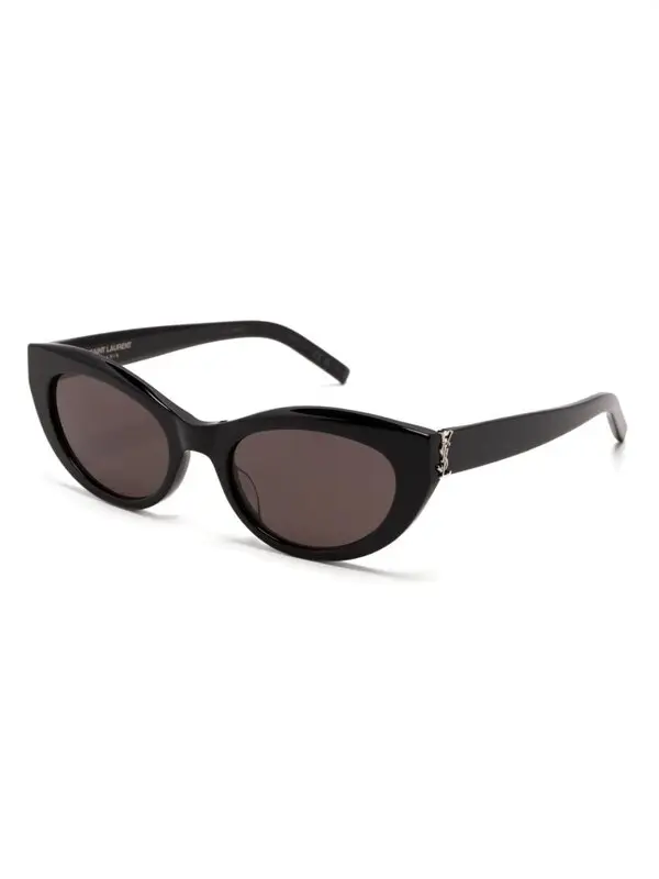 Saint Laurent Logo Cat-eye Sunglasses