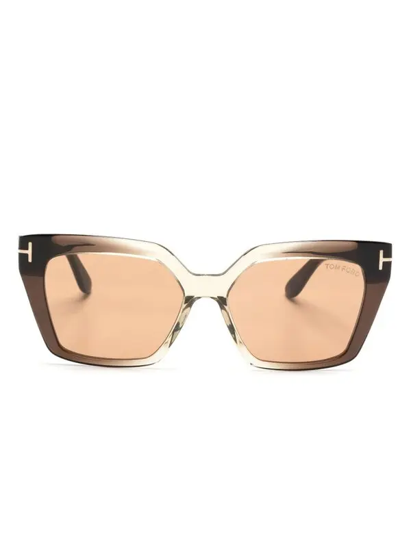 TOM FORD Winona Cat-eye Frame Sunglasses - Brown