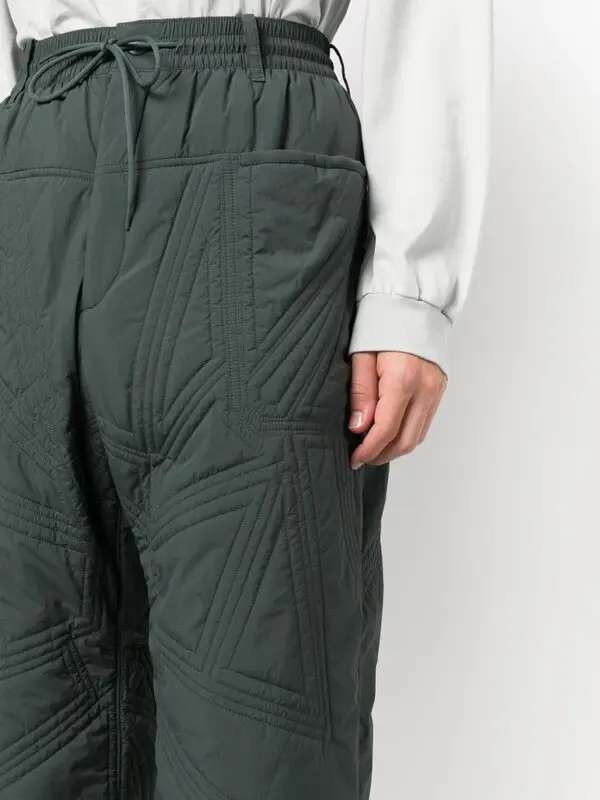 Y3 Quilted Drawstring Trousers