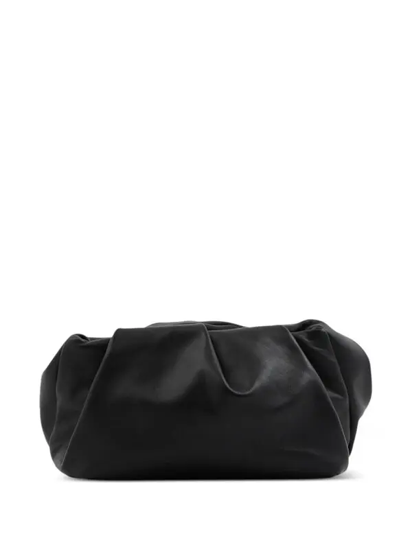 Burberry Slouch-body Leather Clutch - Black