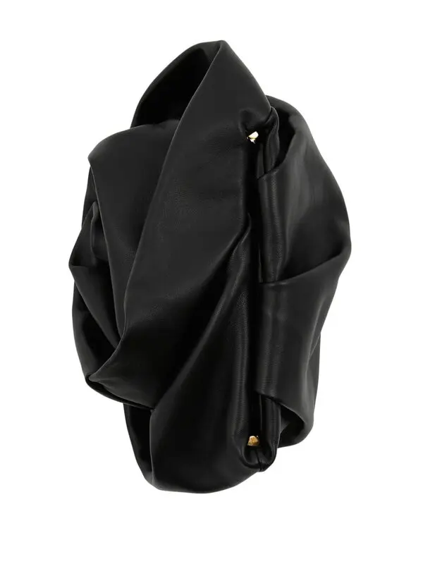 Burberry Slouch-body Leather Clutch - Black