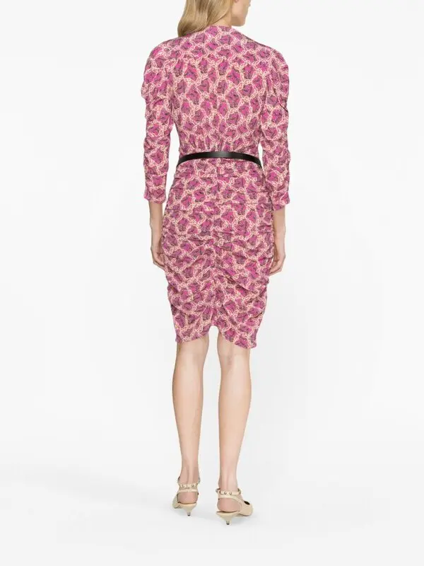 Isabel Marant Étoile Celina Graphic-print Dress - Pink