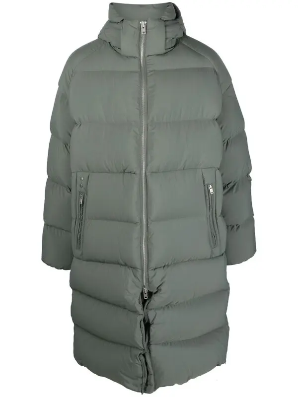 Y3 Quilted Parka Coat