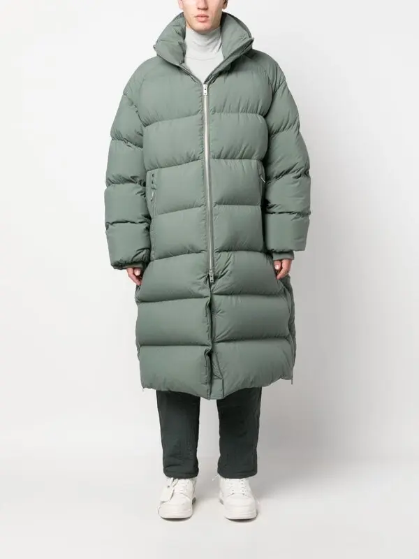 Y3 Quilted Parka Coat