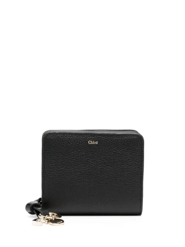 Chloé Bi-fold Leather Wallet - Black