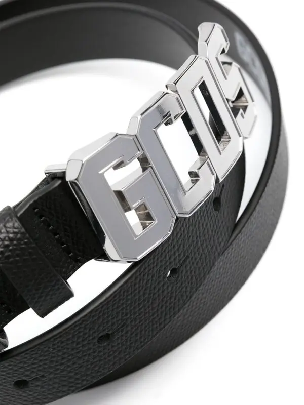 Gcds Logo-buckle Leather Belt