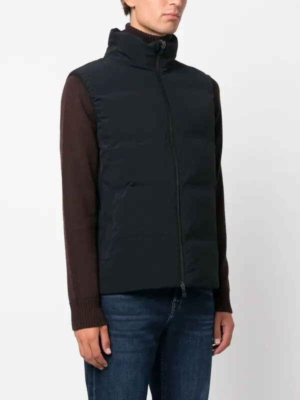 Herno Zip-up Puffer Gilet