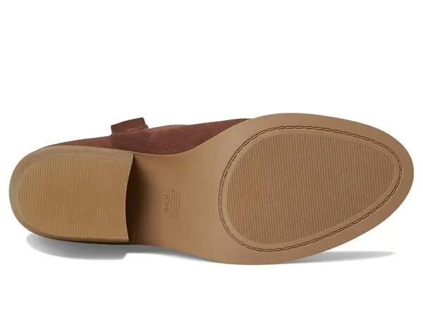Toms Constance Block Heel Ankle Boots - Brown