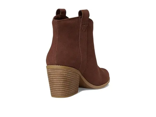 Toms Constance Block Heel Ankle Boots - Brown