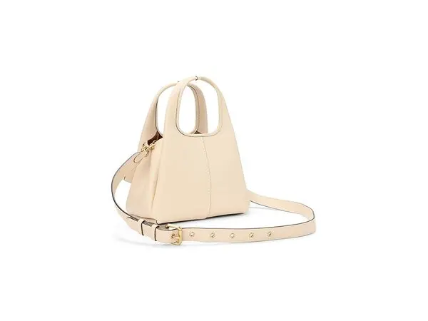COACH Polished Pebble Leather Lana Shoulder Bag 23 - Bone