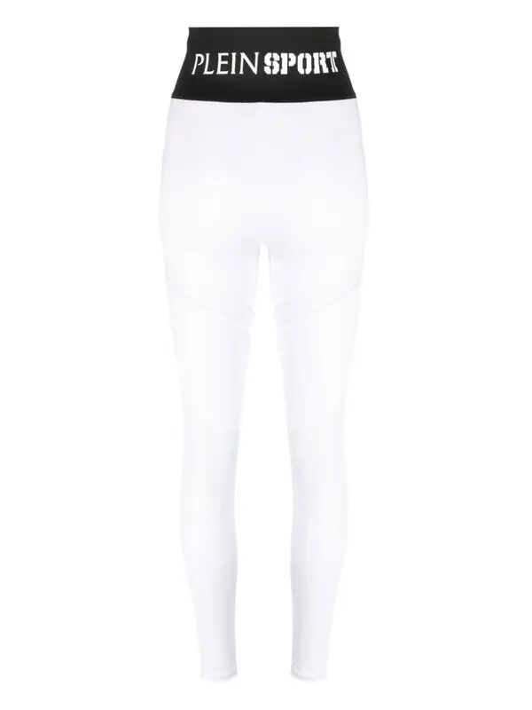 PLEIN SPORT Elasticated Logo-waistband Leggings