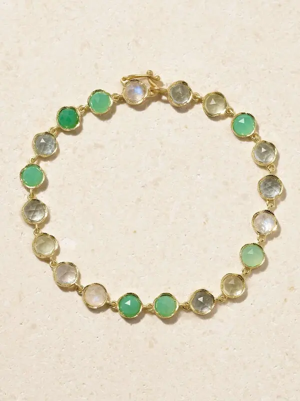 Irene Neuwirth 18-karat Gold Multi-stone Bracelet - Green