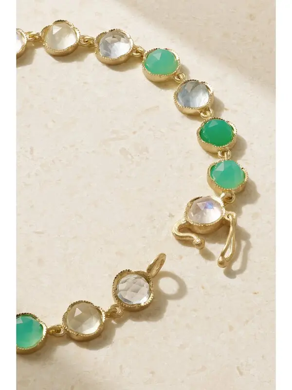 Irene Neuwirth 18-karat Gold Multi-stone Bracelet