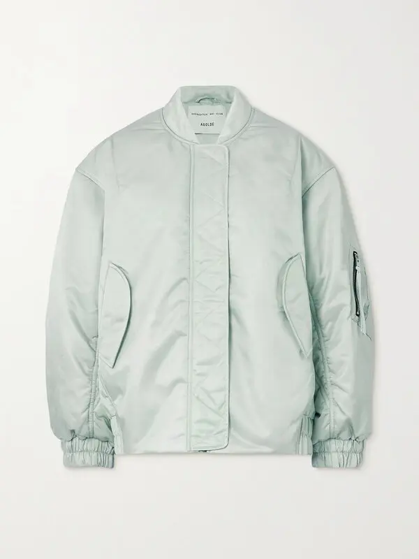 AGOLDE Shoreditch Ski Club Nisa Recycled-shell Bomber Jacket