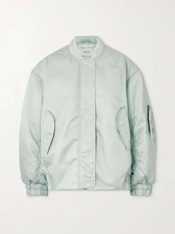 AGOLDE Shoreditch Ski Club Nisa Recycled-shell Bomber Jacket