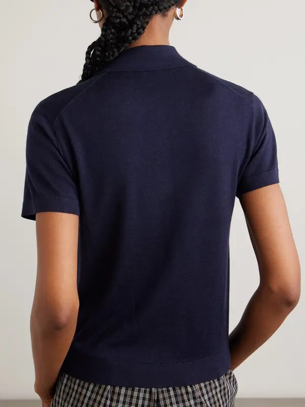 LESET James Merino Wool Polo Shirt