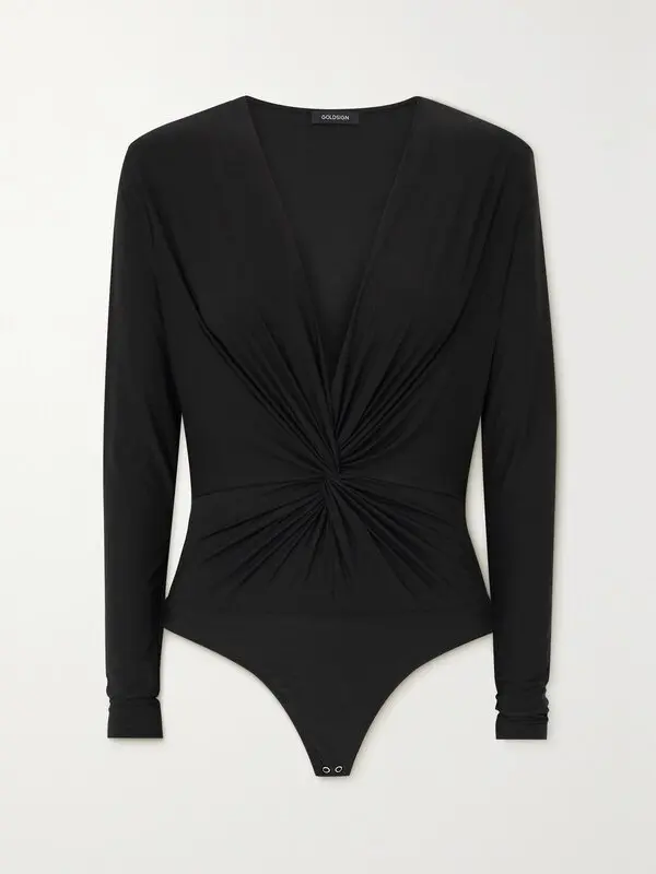 GOLDSIGN The Stanton Gathered Bodysuit