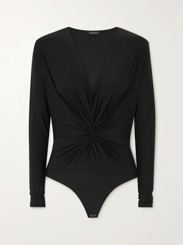 GOLDSIGN The Stanton Gathered Bodysuit