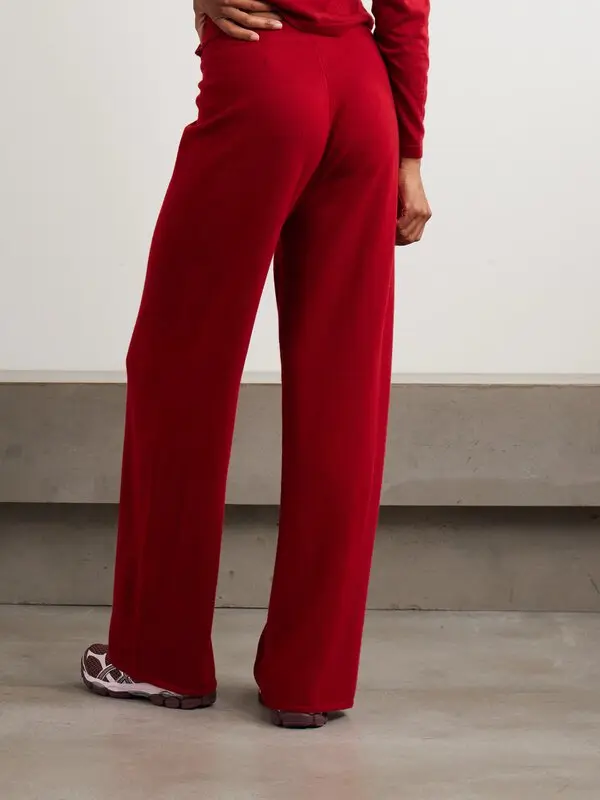 Guest In Residence Everywhere Cashmere Track Pants - Red