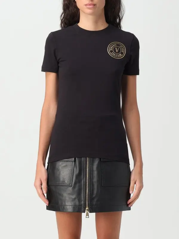 Versace Cotton Logo T-shirt - Black