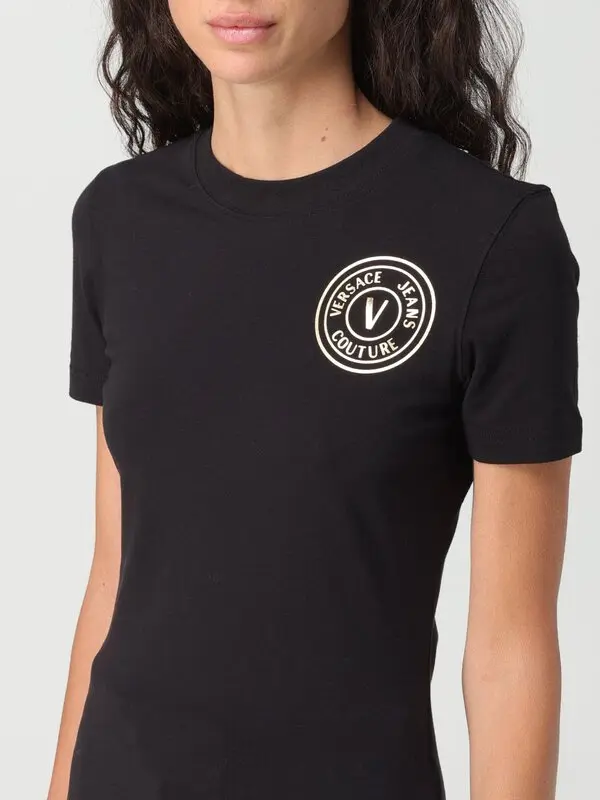 Versace Cotton Logo T-shirt - Black