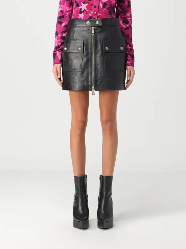 Versace Leather Skirt