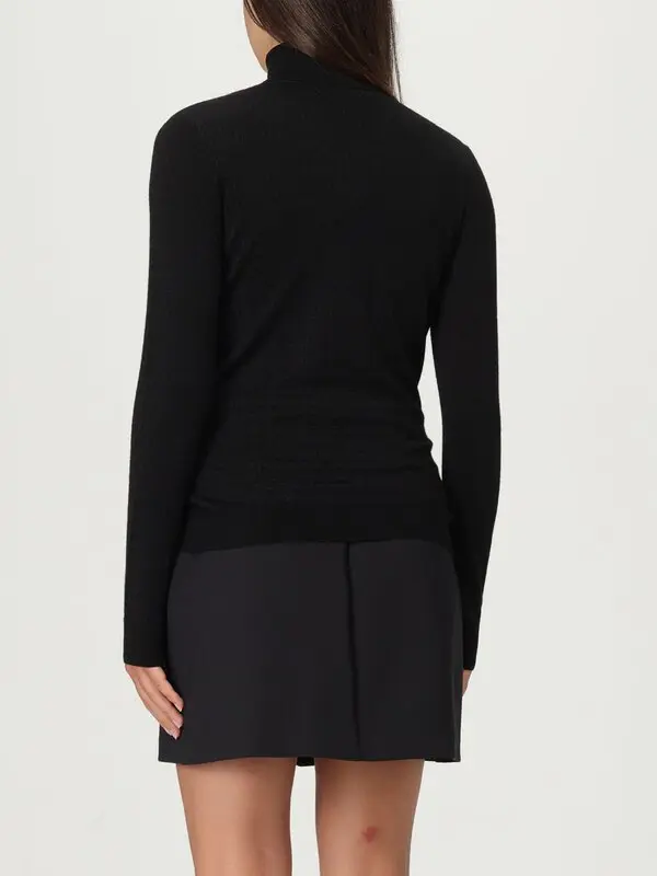Elisabetta Franchi Fine Knit Turtleneck Sweater - Black
