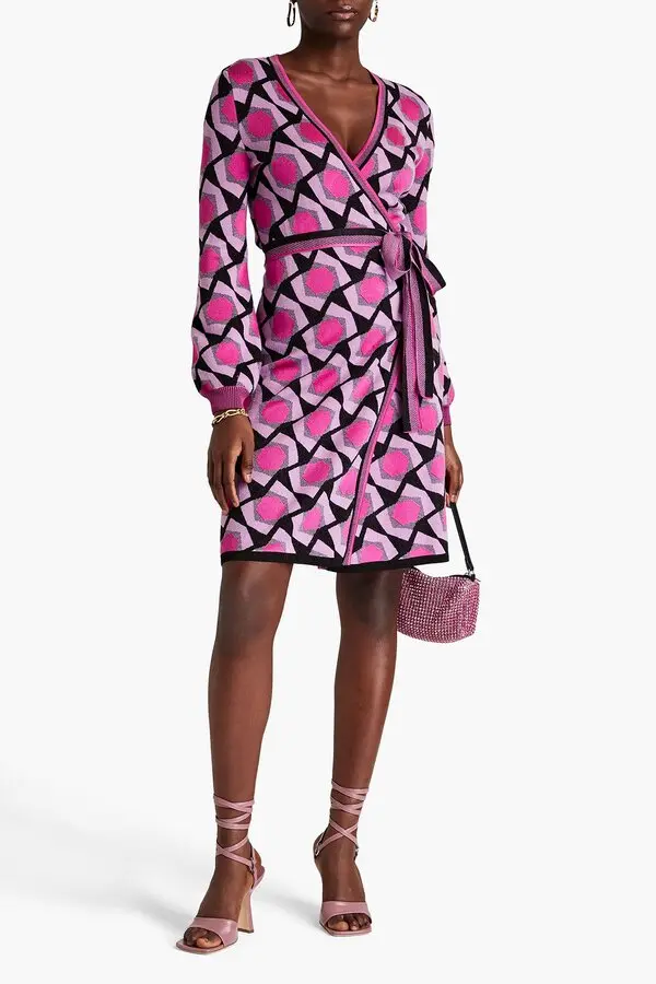 knee length dresses for ladies DVF Melita Dress – BLU'S main image 0