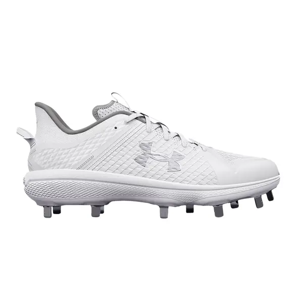 Under Armour Yard Low Mt Metallic Cleats - White