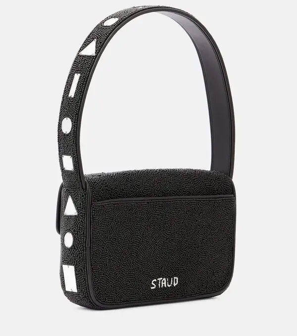 Staud Tommy Beaded Shoulder Bag