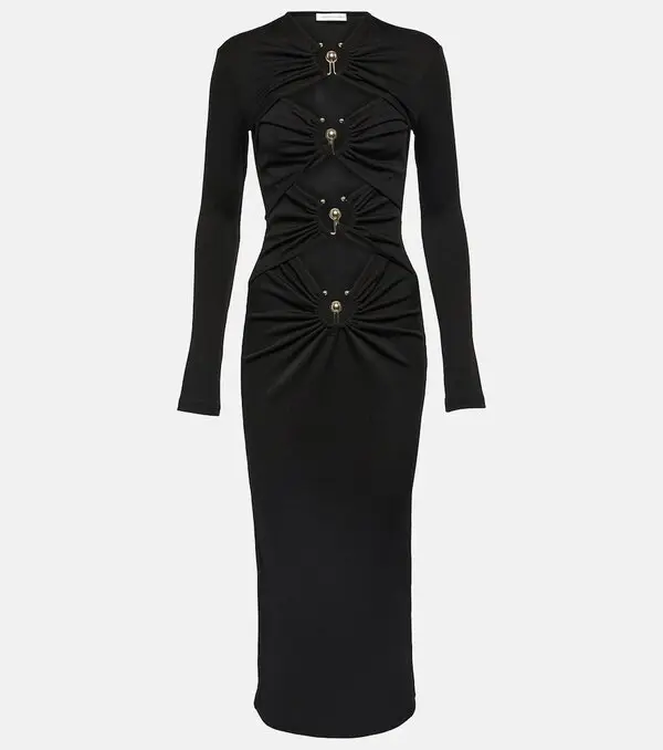 Christopher Esber Orbit Jersey Midi Dress