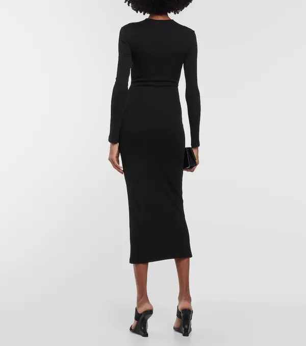 Christopher Esber Orbit Jersey Midi Dress