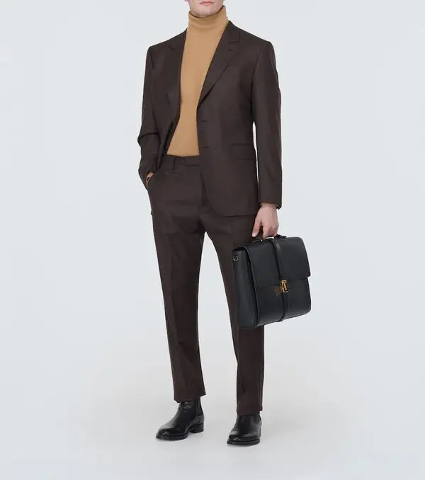 Zegna Wool Turtleneck Sweater - Beige