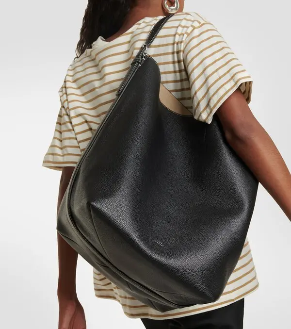 TOTEME Belted Leather Tote Bag
