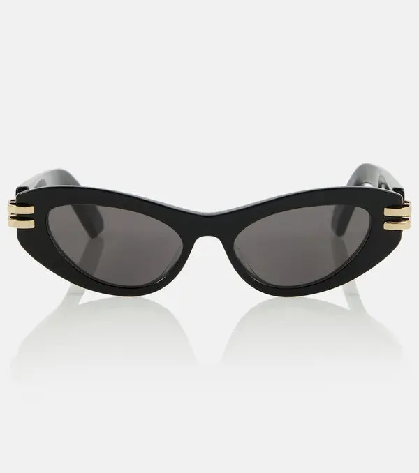 Dior Acetate Cat Eye Sunglasses - Black