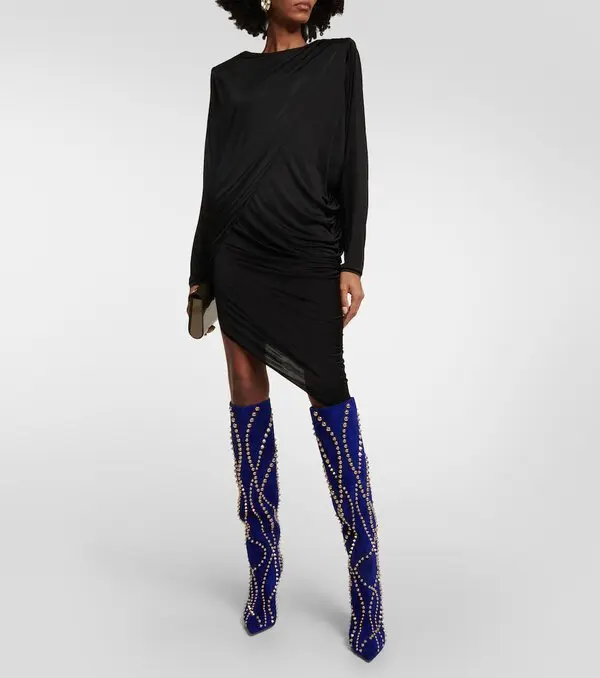 CHRISTIAN LOUBOUTIN Astrilarge Botta Pika 100 Knee-high Boots