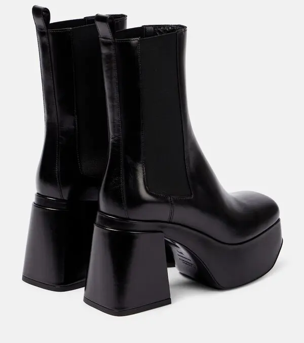 Dorothee Schumacher Platform Leather Chelsea Boots