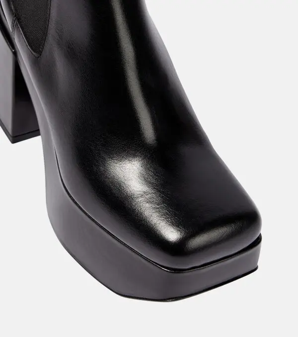 Dorothee Schumacher Platform Leather Chelsea Boots