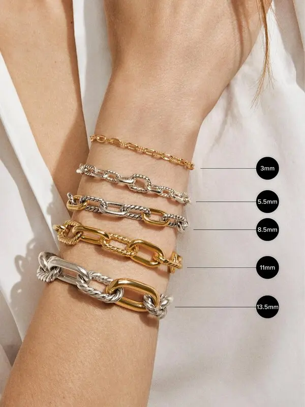 David Yurman Dy Madison Chain Bracelet In 5.5mm