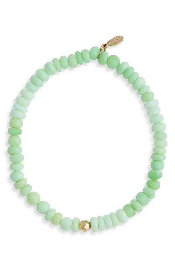 Anzie Beaded Opal Stretch Bracelet