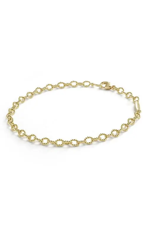 Lagos Signature Caviar Link Bracelet - Gold