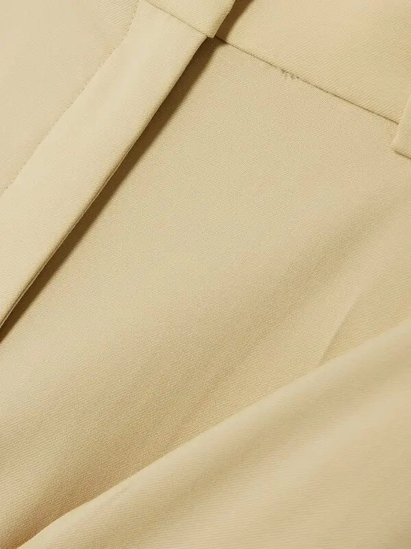 JOSEPH Morissey Stretch-wool Twill Straight-leg Pants - Neutrals