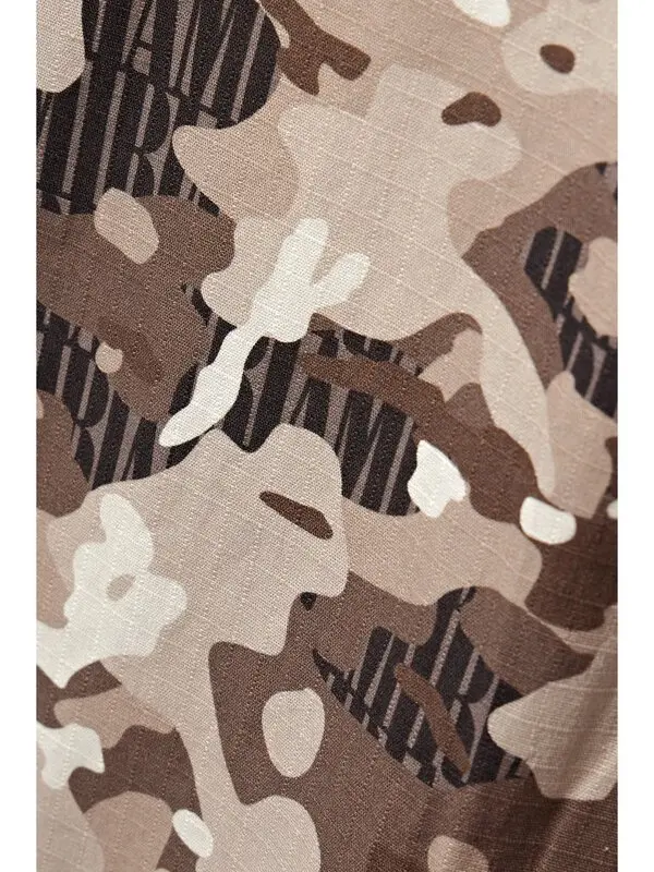 Amiri Camouflage-print Wide-leg Cargo Pants - Brown