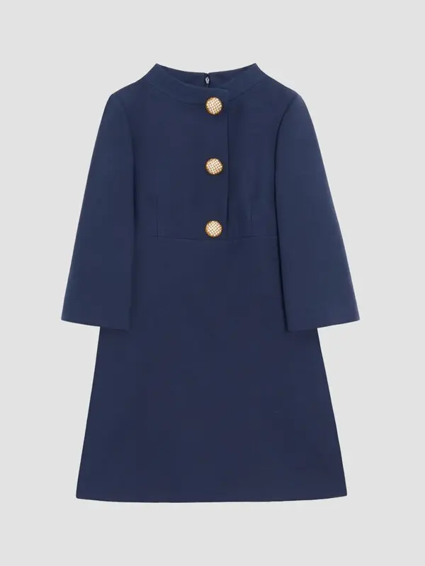 Valentino Garavani Crepe Couture Short Dress - Blue