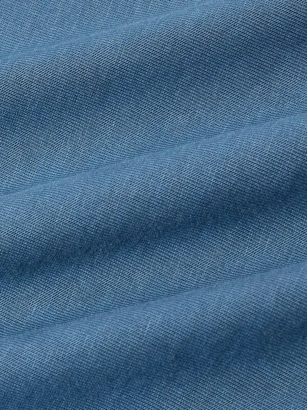 JAMES PERSE Supima Cotton-jersey Polo Shirt - Blue