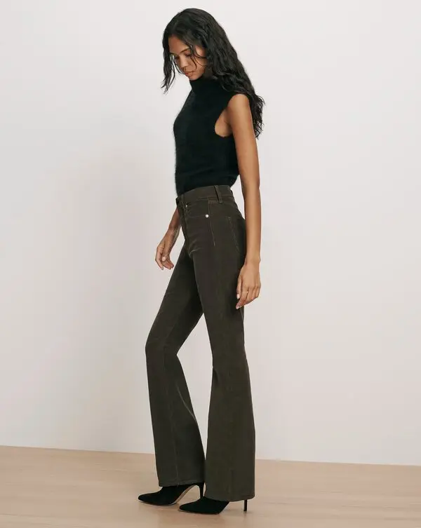 Veronica Beard Cameron Corduroy Bootcut Pant