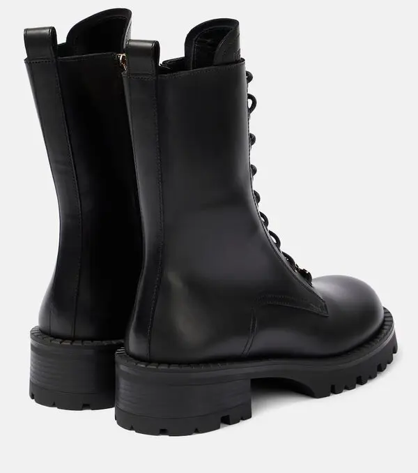 Versace Vagabond Leather Boots