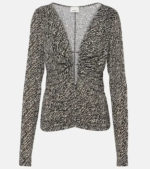 Isabel Marant Étoile Laura Printed Top - Multicoloured