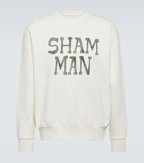 JW Anderson X Michael Clark Printed Cotton Jersey Sweatshirt - Beige